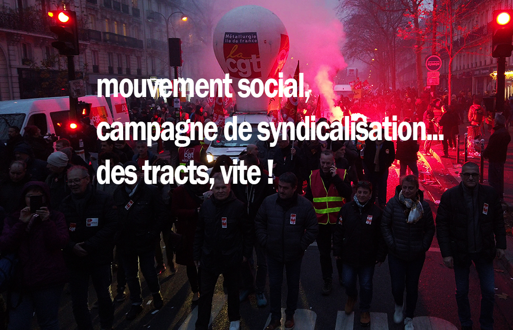 Mouvement social, campagne de syndicalisation