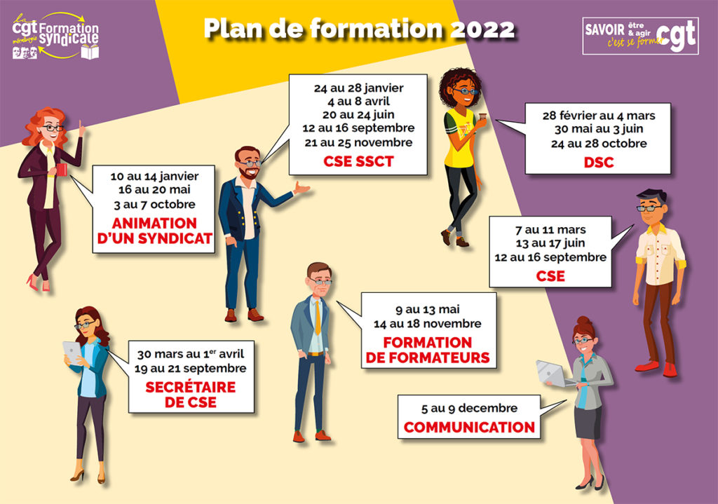 Plan de la formation syndicale 2022